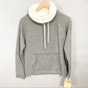 True Craft | Tops | True Craft Sherpa Lined Cowl Sweatshirt | Poshmark